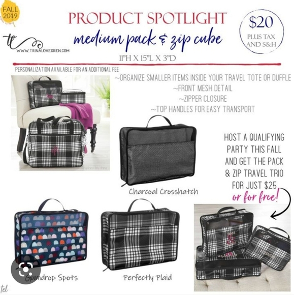 thirty-one | Storage & Organization | Thirty One Medium Pack Zip Cube ...